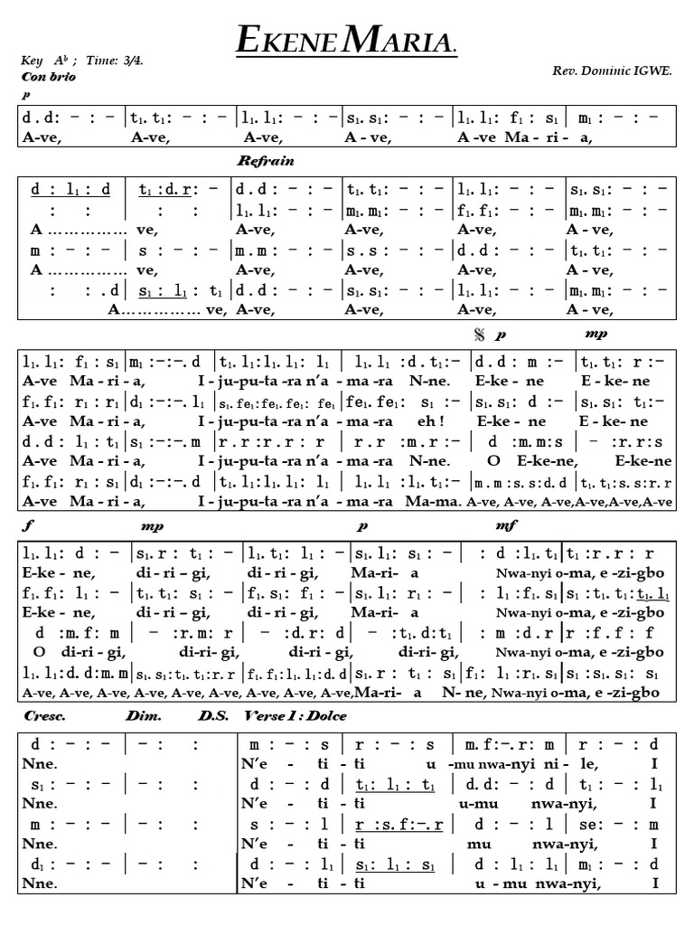 Ekene Maria - 1 | PDF