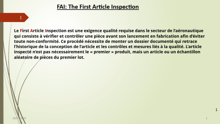 FAI | PDF