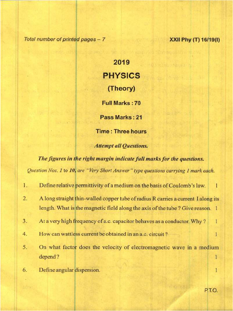Phy | PDF