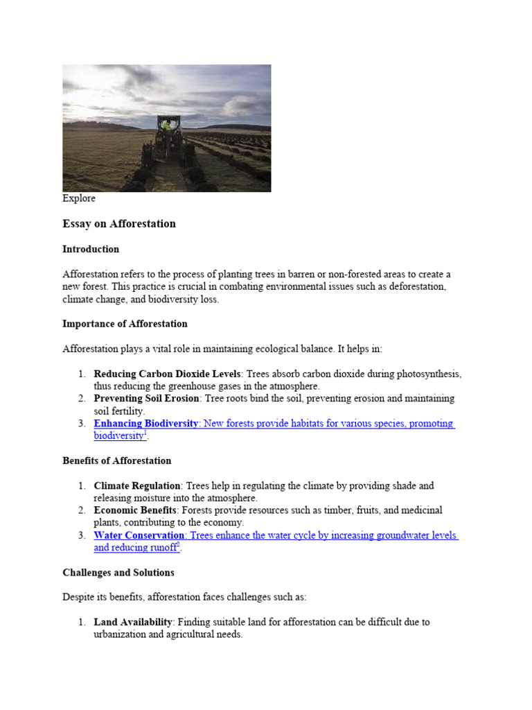 Deforrestation | PDF