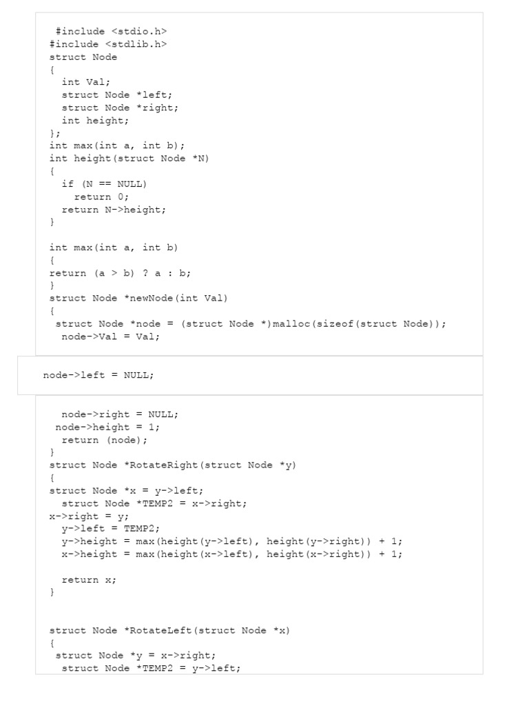 Avl Tree r23 | PDF | Object Oriented Programming | Computer Programming