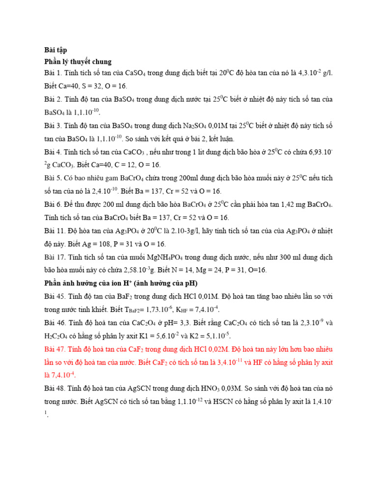 Bai Tap Chuong 4 | PDF