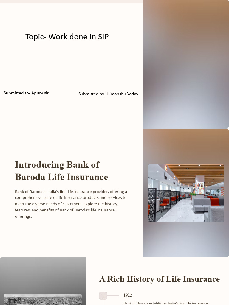 Introducing Bank of Baroda Life Insurance | PDF | Insurance | Life ...