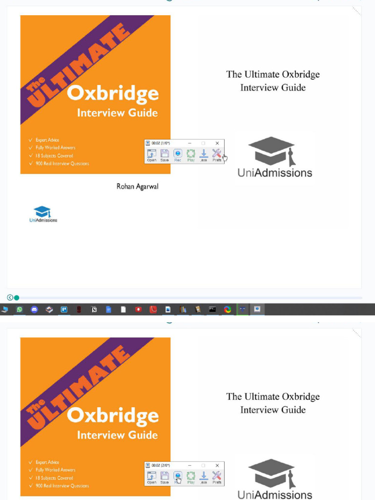 Oxbridge Interview Guide | PDF