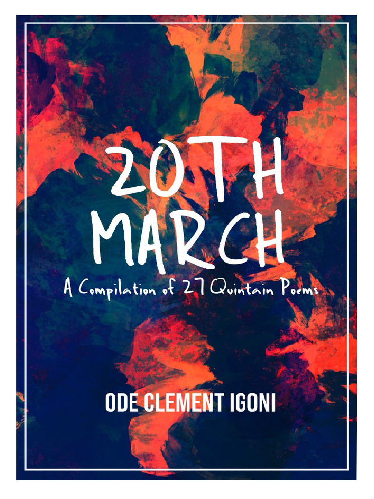 20th March Ode Clement Igoni Obooko | PDF | Poetry