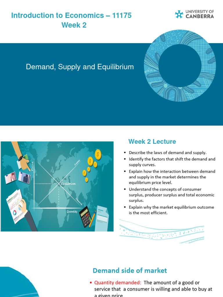 Week 2 Lecture Slides 2023 Version 2(2) | Download Free PDF | Demand | Economic Surplus