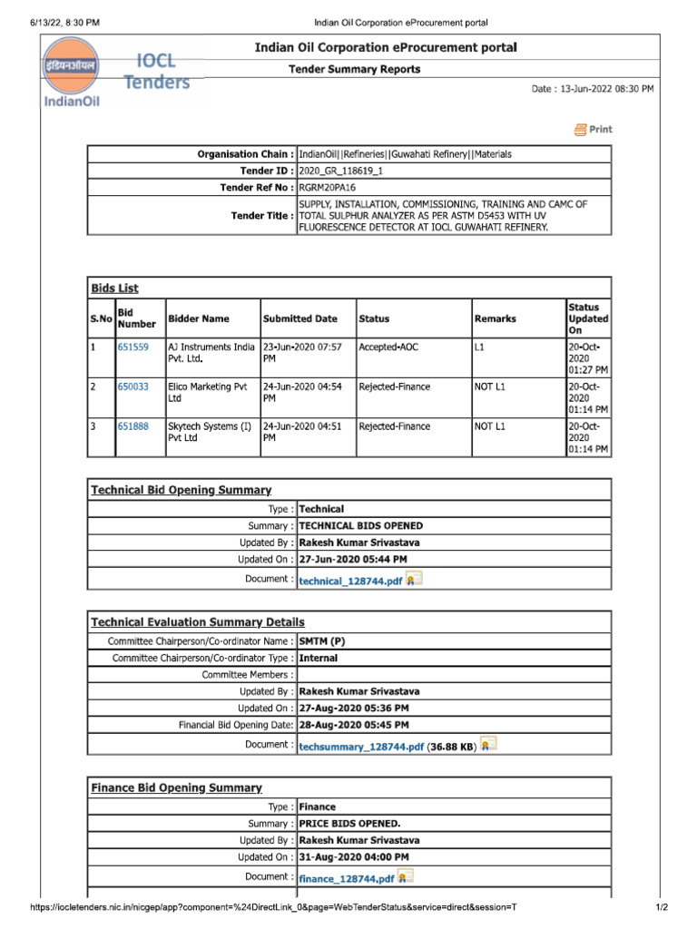 IOCL Gauhati 2020 | PDF