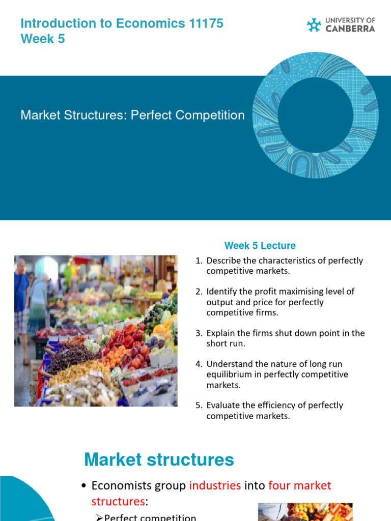 Week 5 Lecture Slides 11175-1 | PDF | Perfect Competition | Profit ...