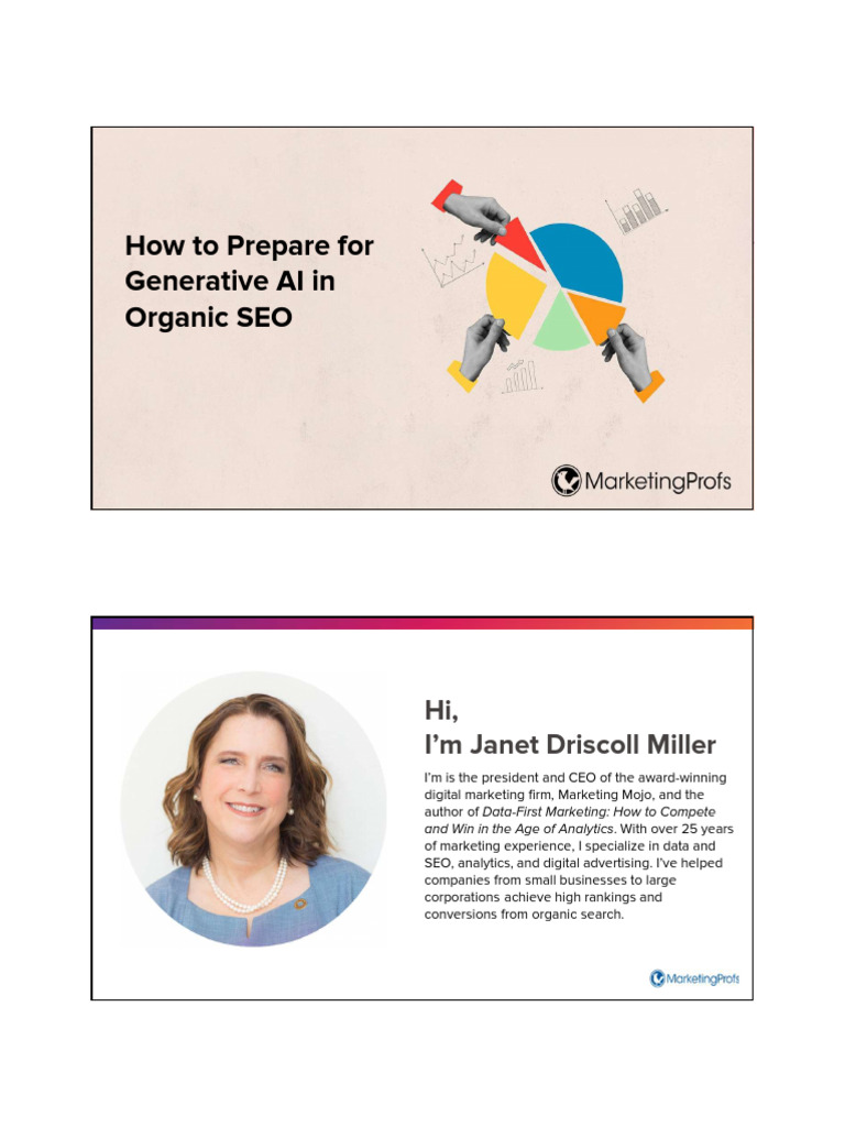 How To Prepare For Generative AI in Organic SEO | PDF | Information ...