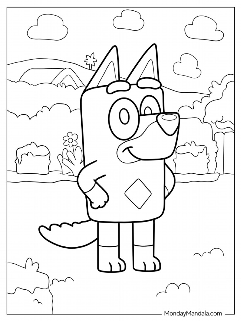 Rusty Coloring Sheet for Kids | PDF