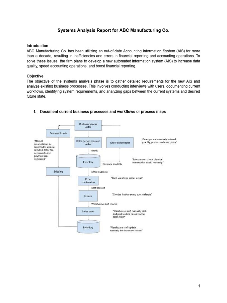 Group 2a - System Analysis | PDF | Accounting | Automation