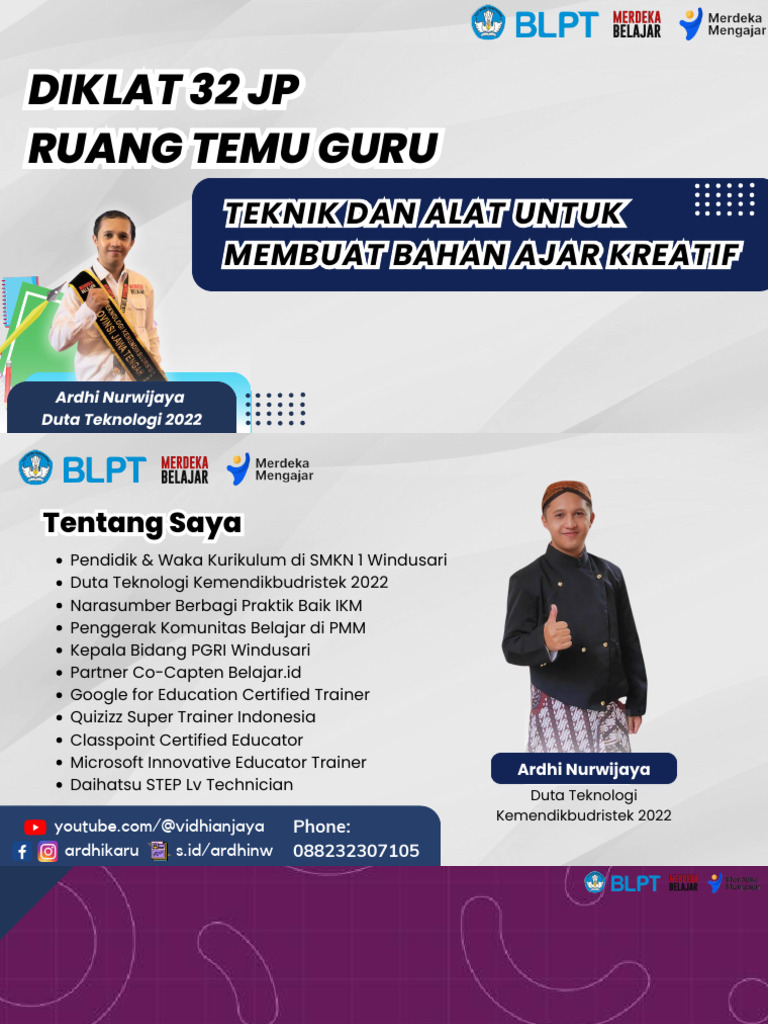 Materi H2 - Teknik Dan Alat Untuk Membuat Bahan Ajar Kreatif - Opt | PDF