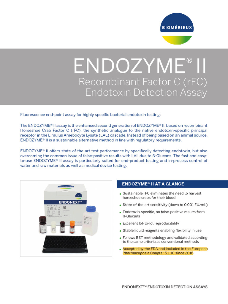 Flyer - ENDOZYME II - Pdf.coredownload | PDF | Biology | Biotechnology