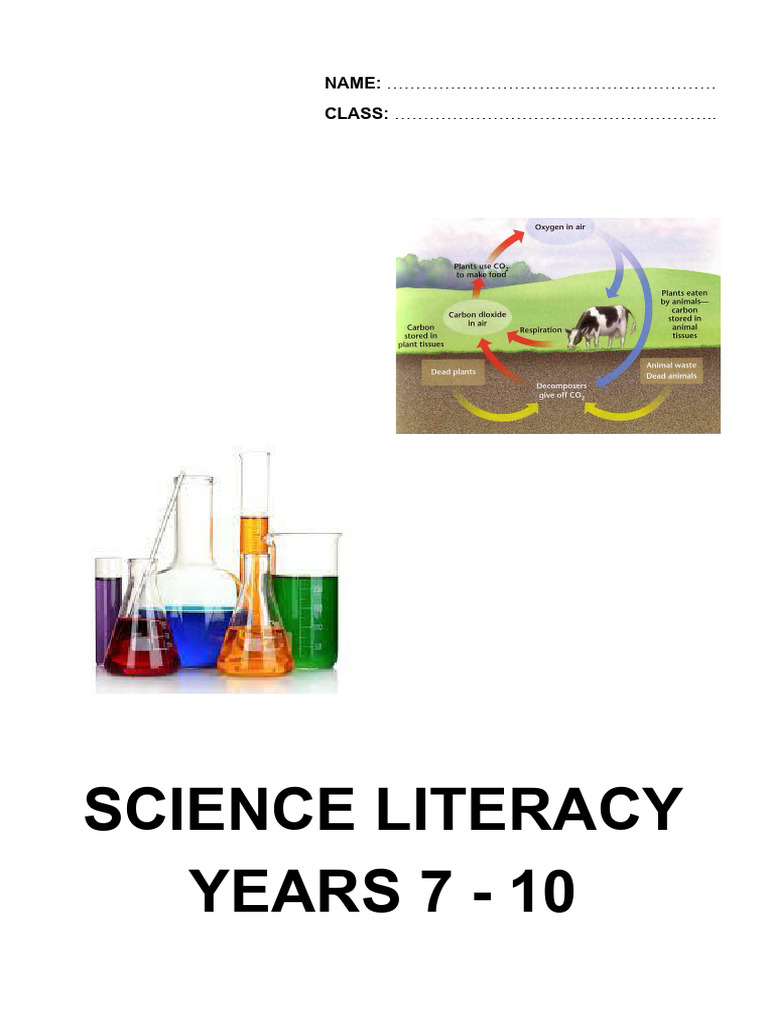 Science Junior Literacy Booklet. V2 | PDF | Atoms | Atomic Nucleus