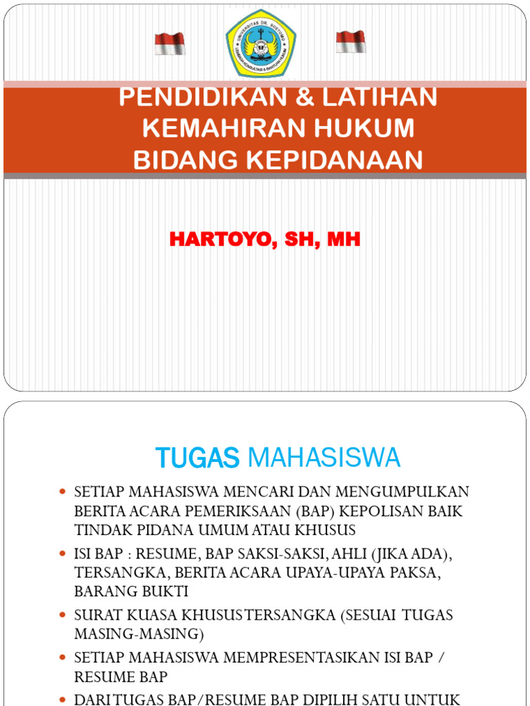 BAP Dan Latihan Membuat Surat Kuasa Dan Presentasi | PDF | Ilmu Sosial | Kajian Bahasa Asing