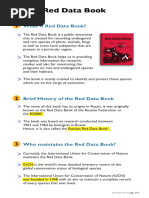 Red Data Book | PDF