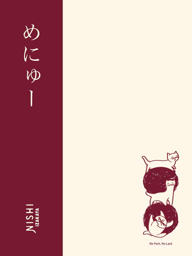 All Menu Nishi | PDF | Dumpling | Sauce