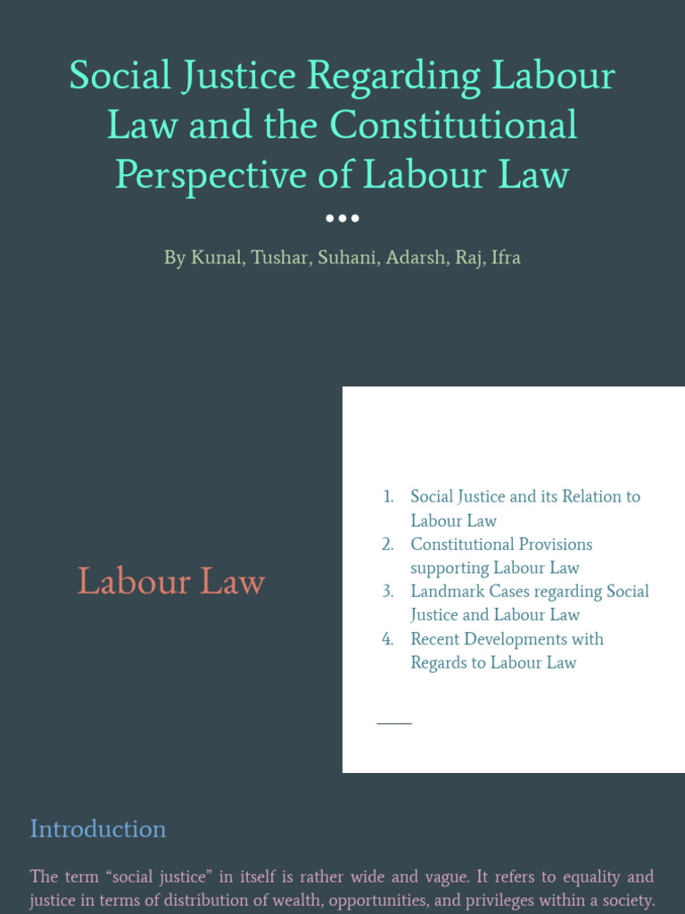 Labour Law Assignment | PDF | Labour Law | Employment