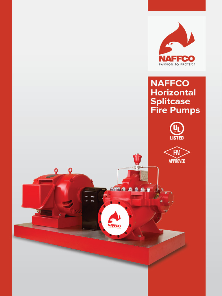 Horizontal Split Case Fire Pumps | PDF | Pump | Bearing (Mechanical)