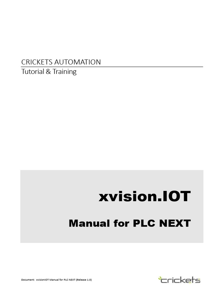 Xvision IOT+App+for+PLC+NEXT+Guide-20231025150106 | PDF | World Wide Web | Internet & Web