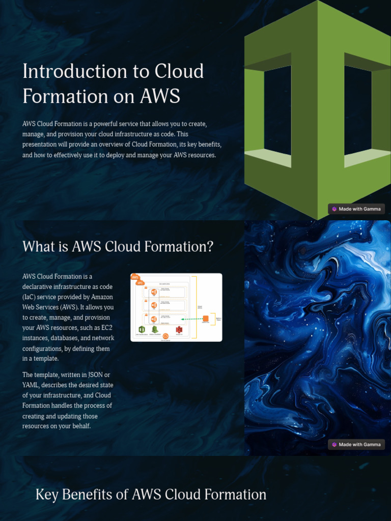 Introduction To Cloud Formation On AWS | PDF | Cloud Computing | Amazon ...