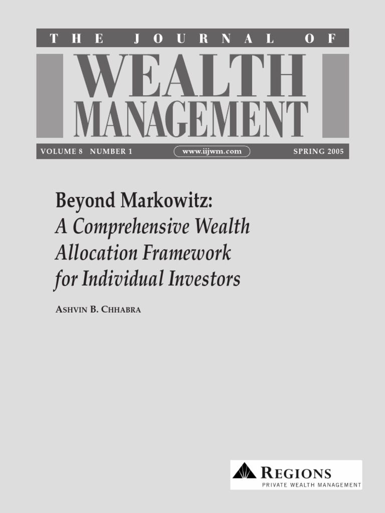Beyondmarkowitz Wealthmanagement | PDF | Modern Portfolio Theory ...