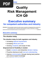 ICH Q9(R1) Quality Risk Management Guide | PDF | Risk Management | Risk