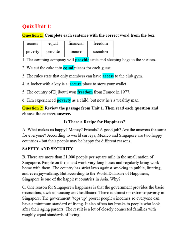 Reading 3-Ôn | PDF | Laughter | Salmon