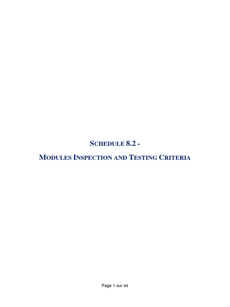 PV Module Inspection and Testing Criteria | PDF | Electrical Connector ...