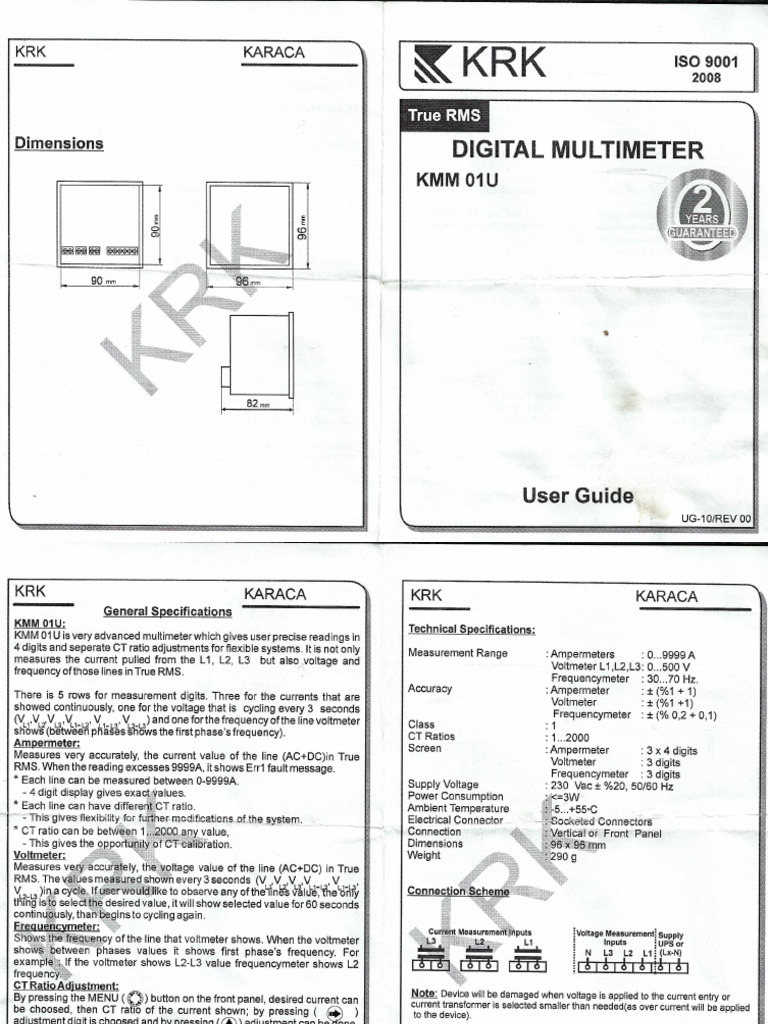 Digtital Multimeter | PDF