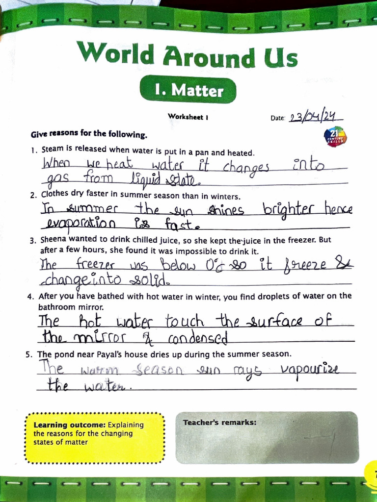 Matter - Workbook | PDF | Statistical Mechanics | Materials