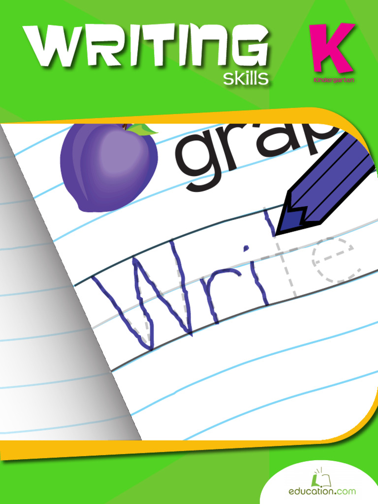 Kindergarten Writing Skills Workbook | PDF