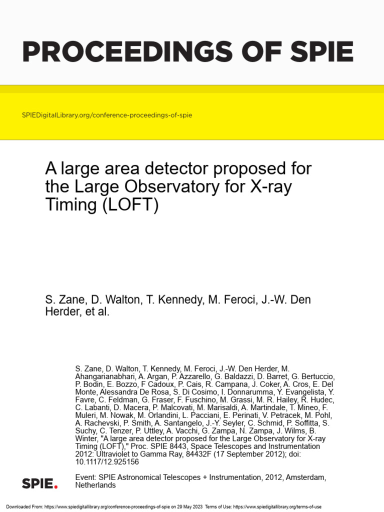 A Large Area Detector Proposed For The Large Observatory For X-Ray ...
