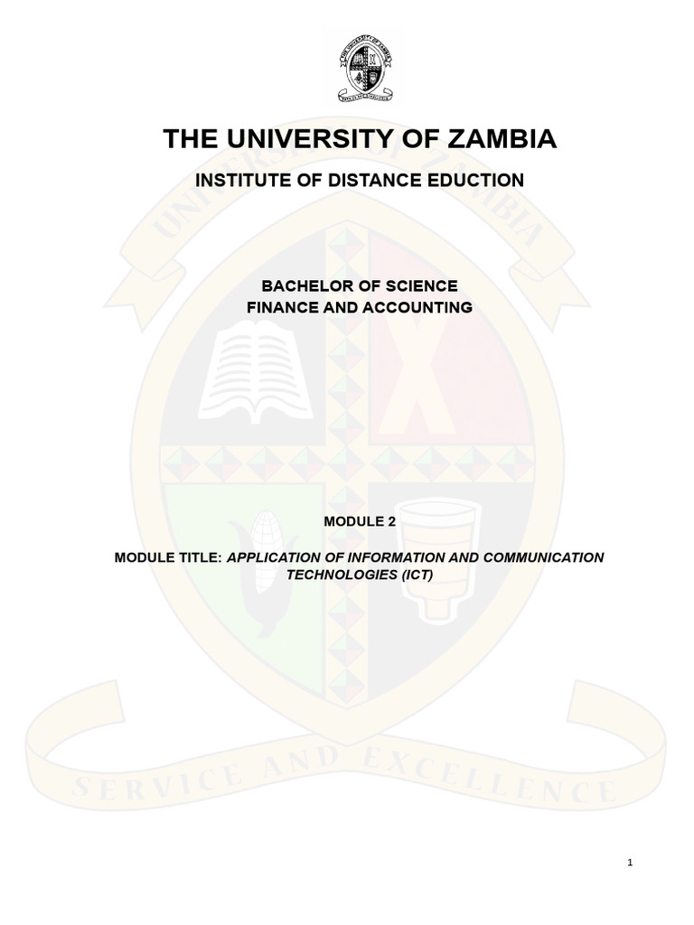 Module 2 - Application of ICT | PDF | Microsoft Word | Window (Computing)