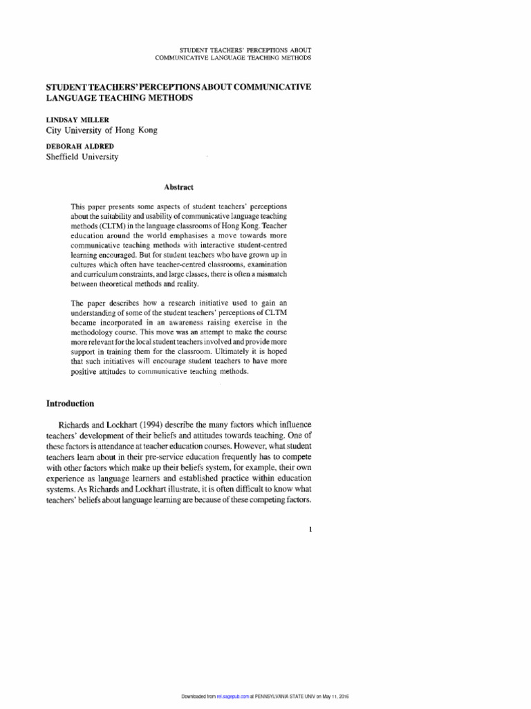 City University Hong Kong Pdf Focus Group Teachers