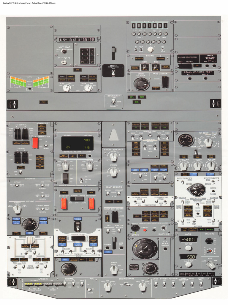 737 NG Instrument Panel PFD ND | PDF