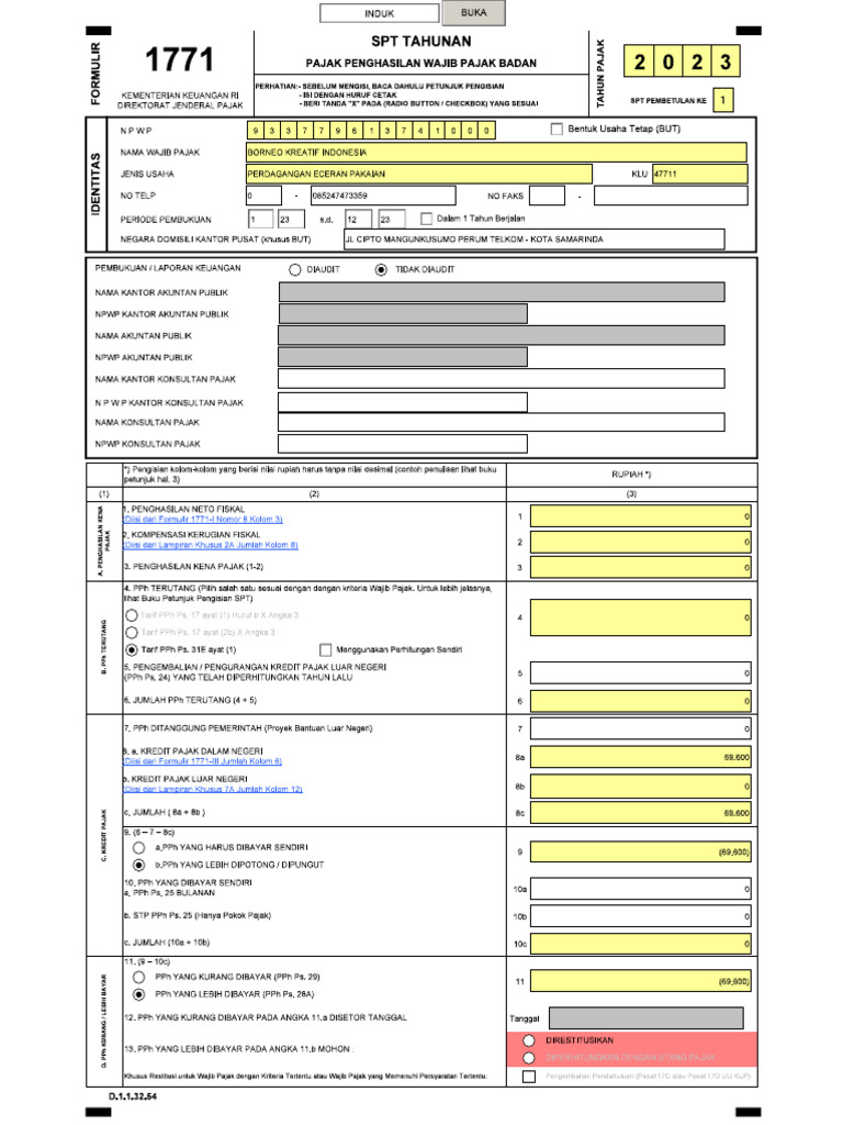 Form 1771 - Bki | PDF