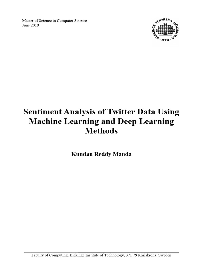 FULLTEXT02 | PDF | Artificial Neural Network | Statistical Classification