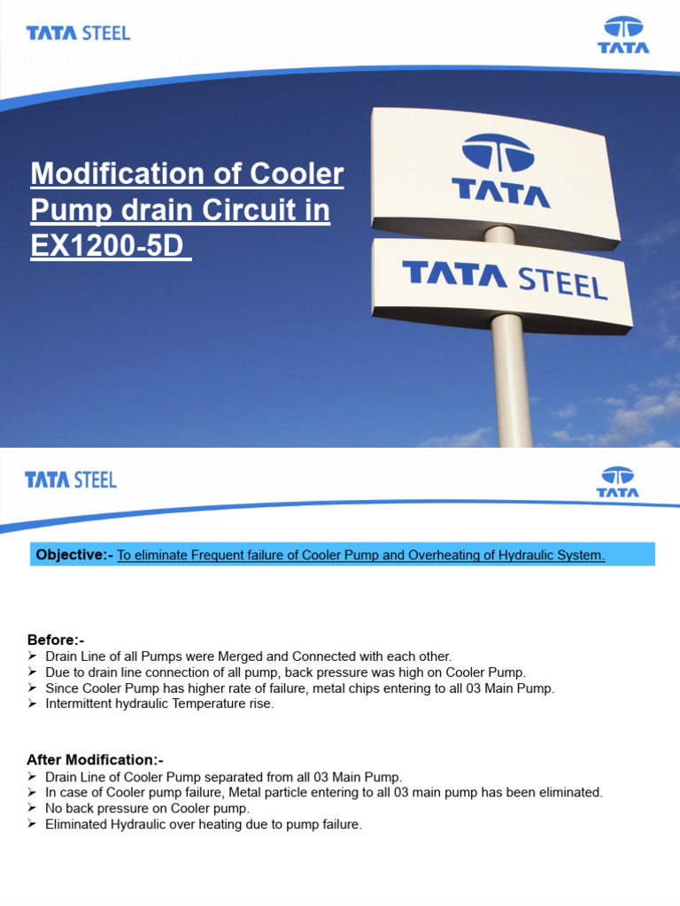 Cooler Pump Drain Line Modification | PDF