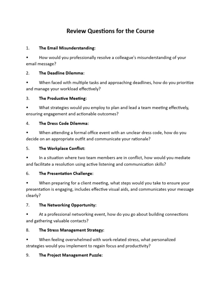 Review Questions | PDF | Project Management | Business