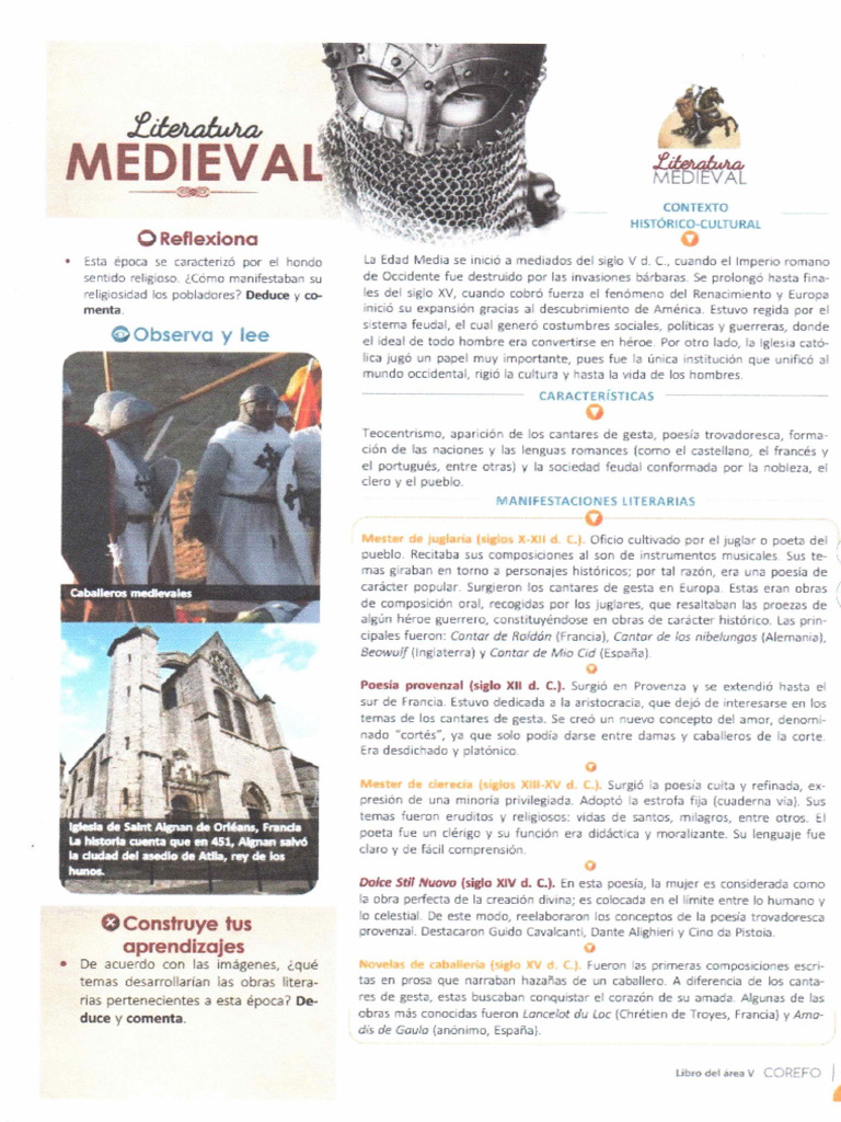 Literatura Medieval | PDF