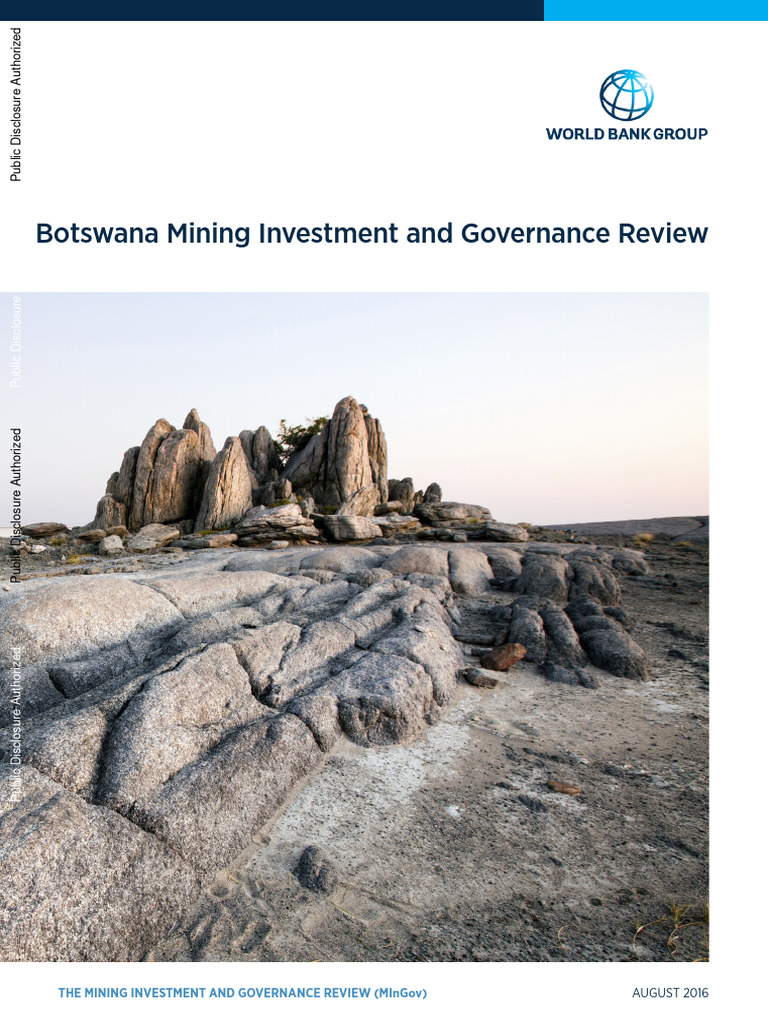 REVISED PUBLIC Botswana MInGov 2017 | PDF | Governance | Mining