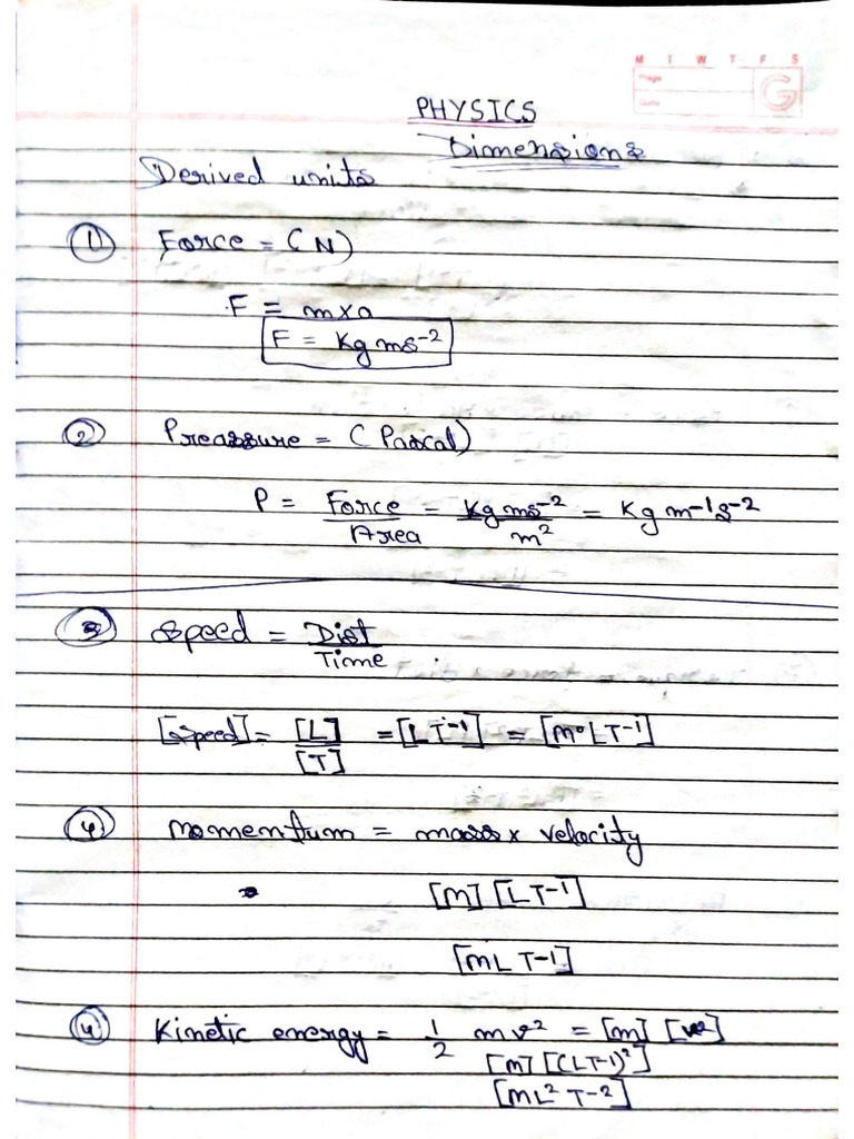Physics Chapter 1 | PDF
