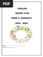 4.3 Grade 4 Language Handout Term 1 2023 - 2024 | PDF | Noun | Morphology