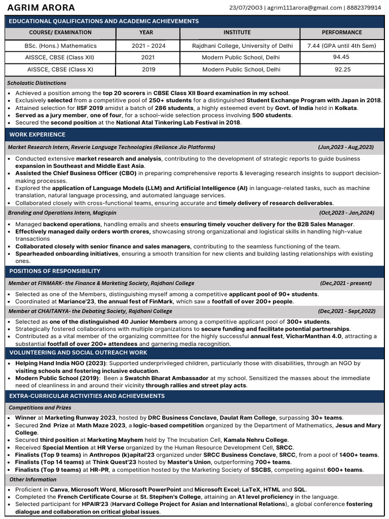 Cv 3 Pdf