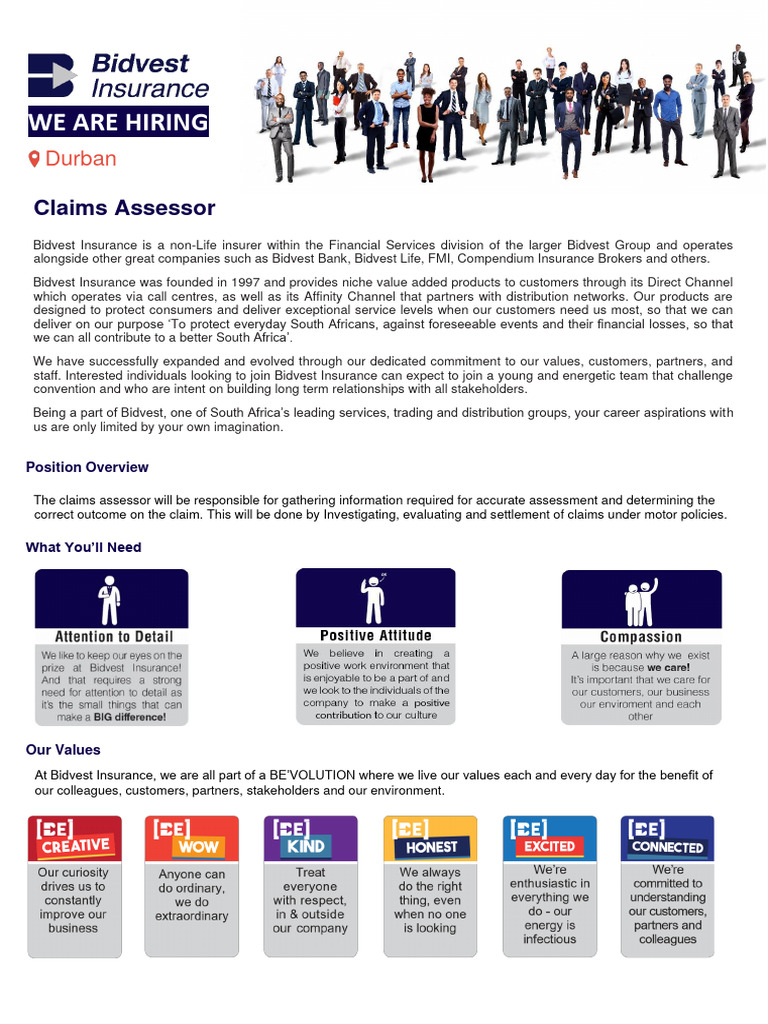 Claims Assessor 07052024 | PDF | Insurance | Information