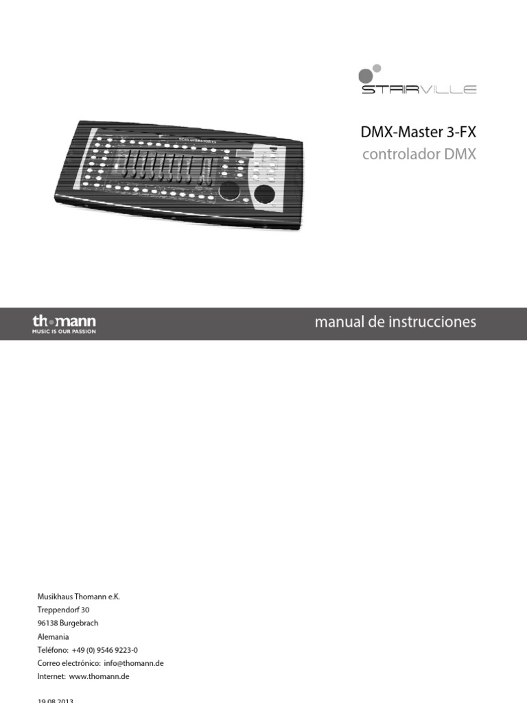 StairVille DMX | PDF | Corriente eléctrica | Fuente de alimentación