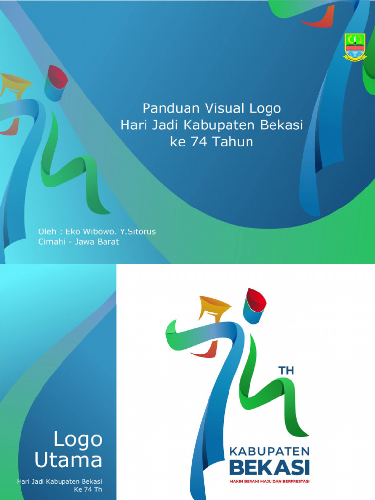 Panduan Visual Logo Hari Jadi Ke-74 Kabupaten Bekasi | PDF