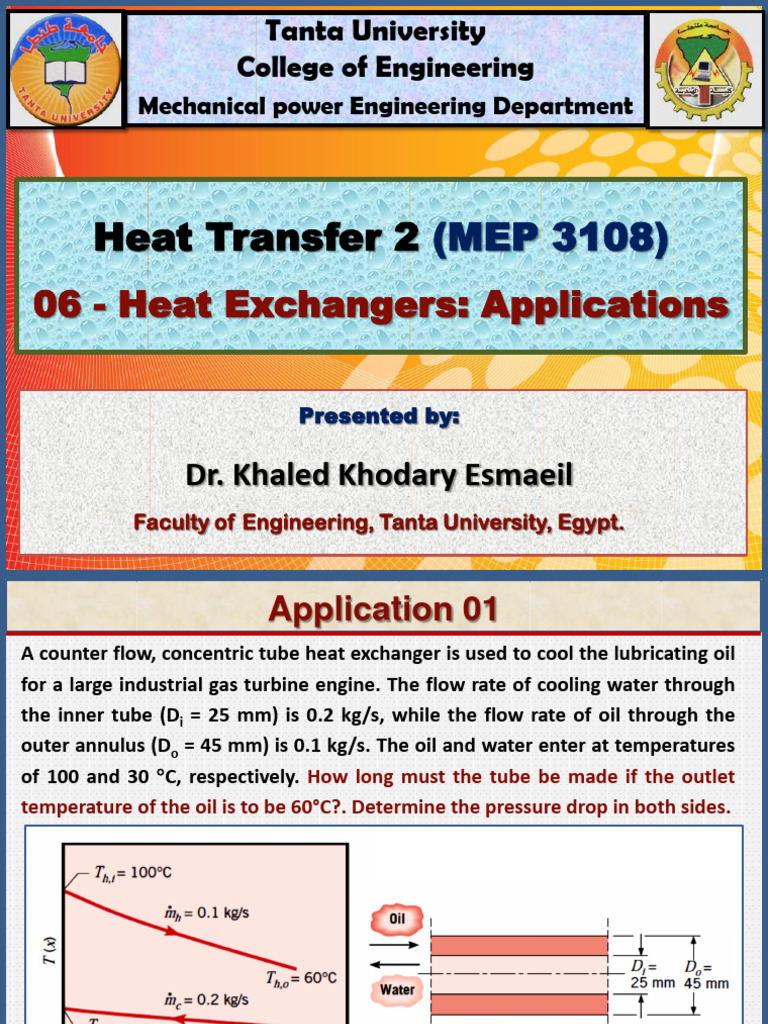 06 Heat Exchangers Part Ii Applications Pdf Heat Exchanger