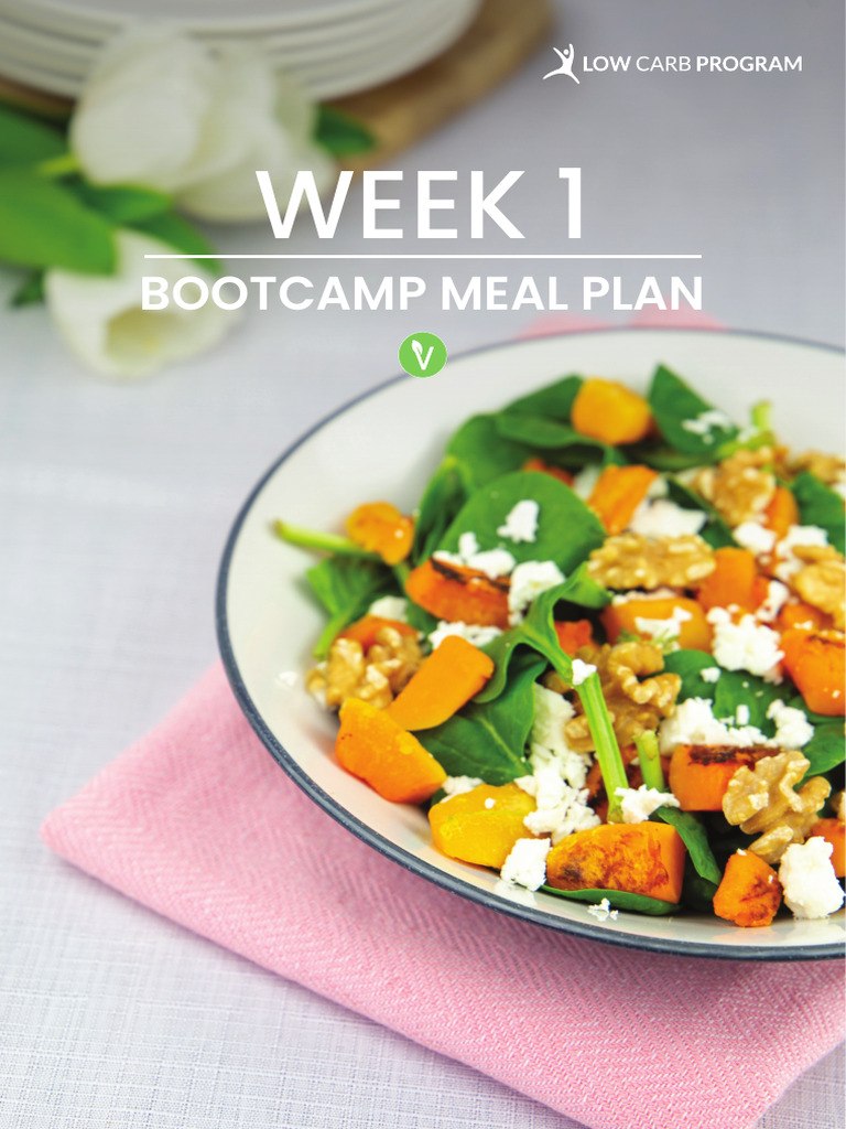 Bootcamp Meal Plan Veg Week 1 LCP-UKJANVW1-DeC20 | PDF | Coleslaw | Tofu